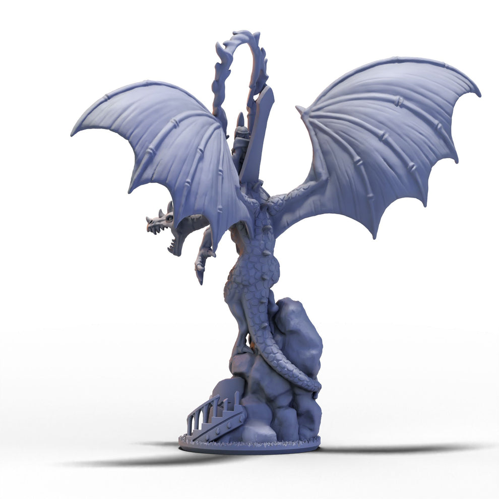 Aurethil Court | Dragon with Wizard | 10mm or 15mm miniatures for ...