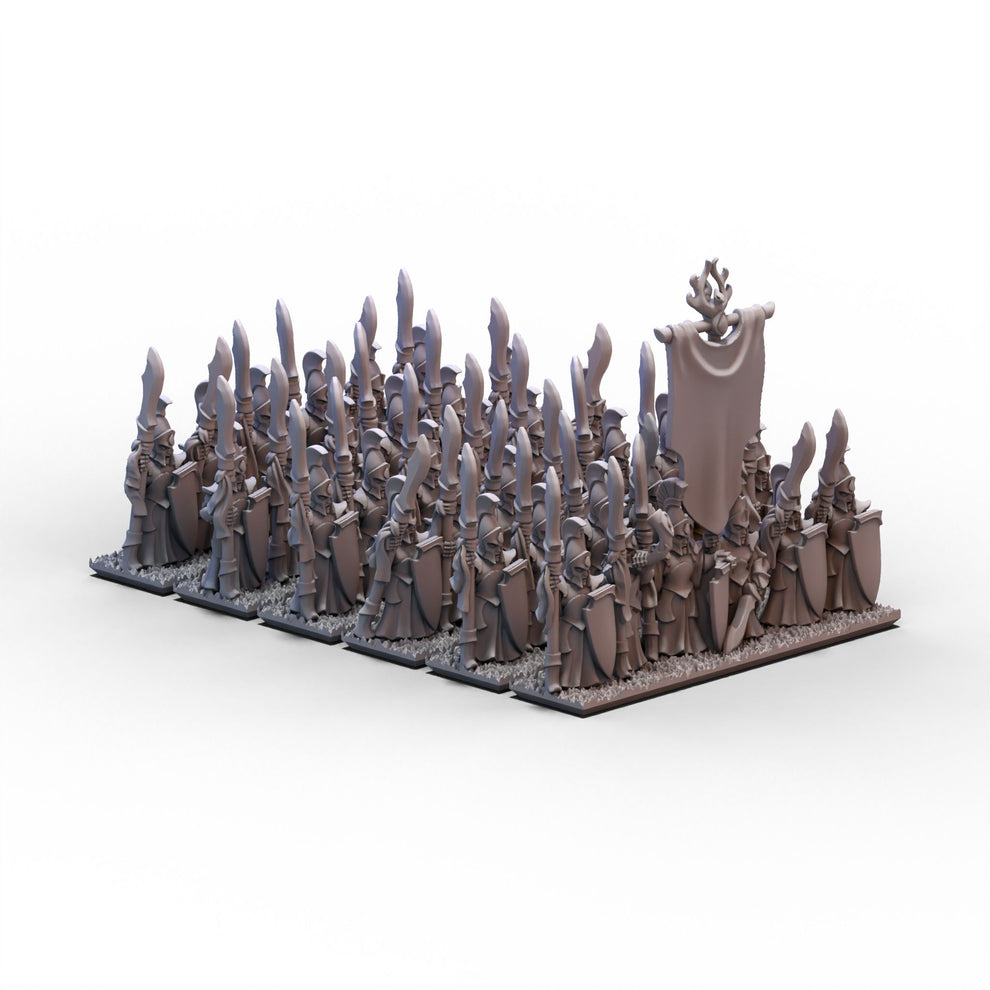 Aurethil Court | Glaive Infantry Unit 1 | 10mm or 15mm miniatures for ...