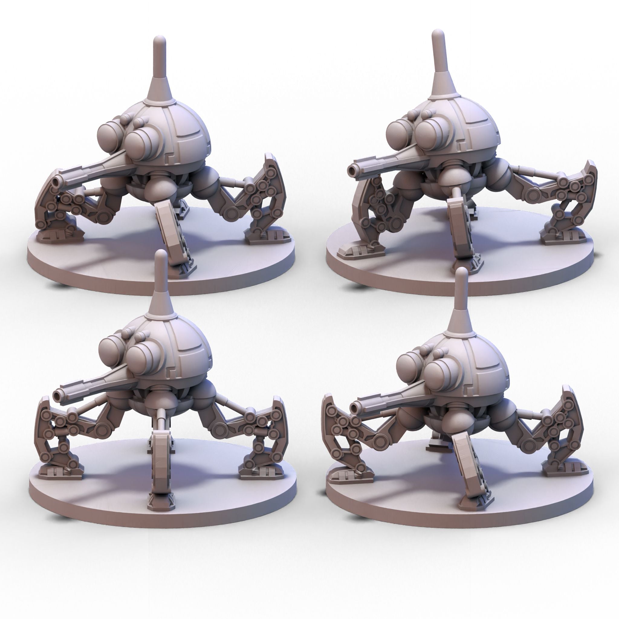 GMO Wars | Confederate Dwarf Spider Bots | 6mm miniatures – Wargamer Minis