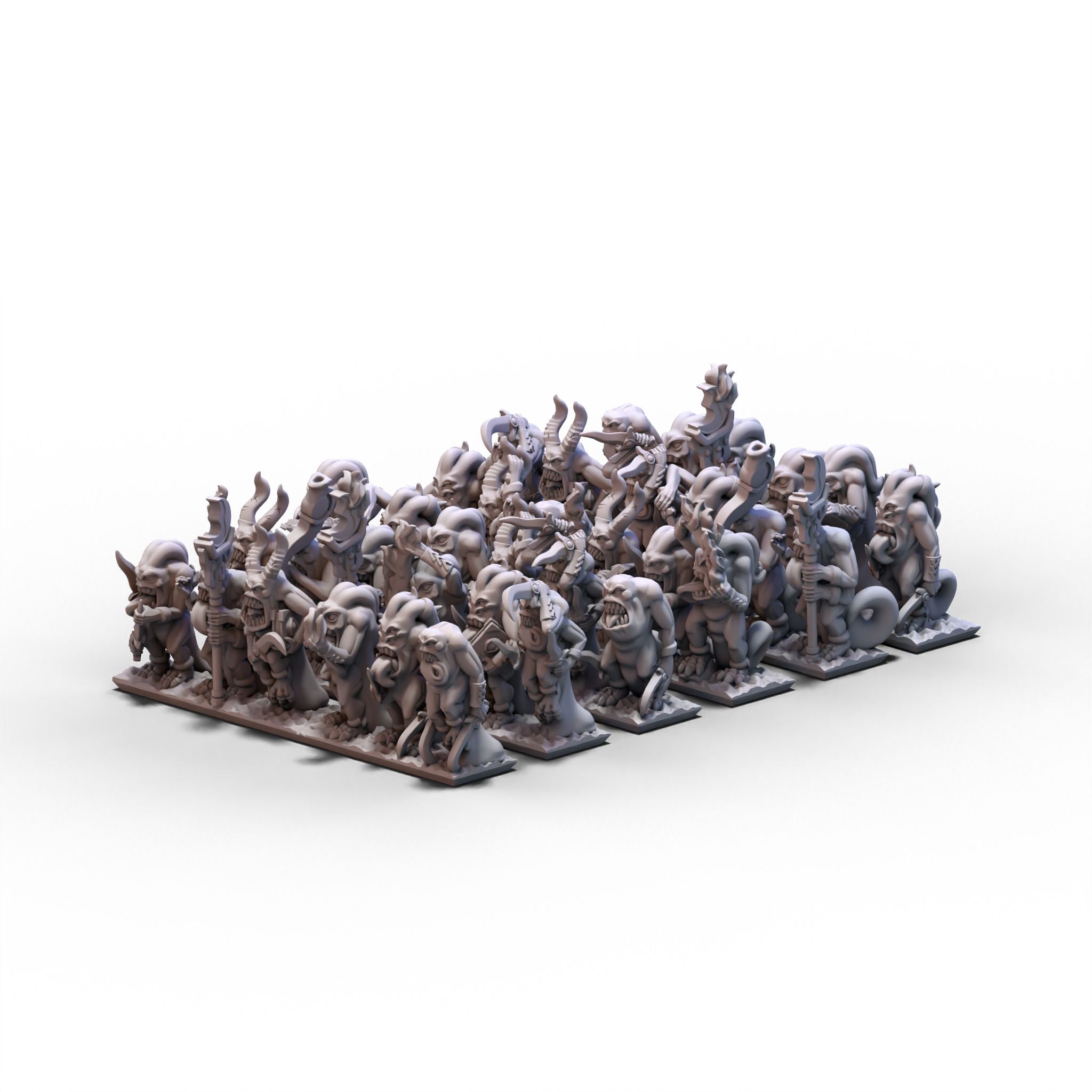 Daemon Army (GSM) | Pink Daemons Unit | 10mm or 15mm miniatures for ...