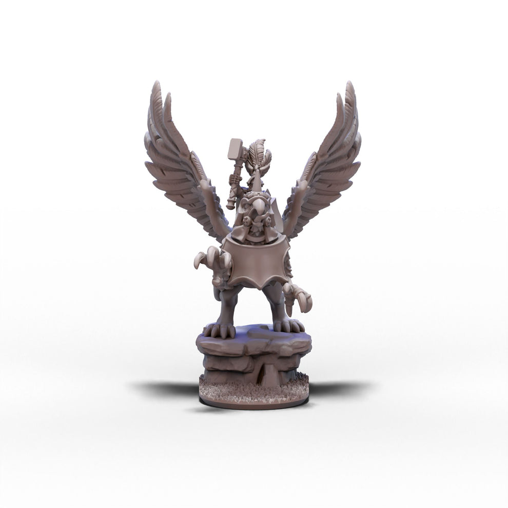 Empire | Griffon with Hero | 10mm or 15mm miniatures for Warmaster ...