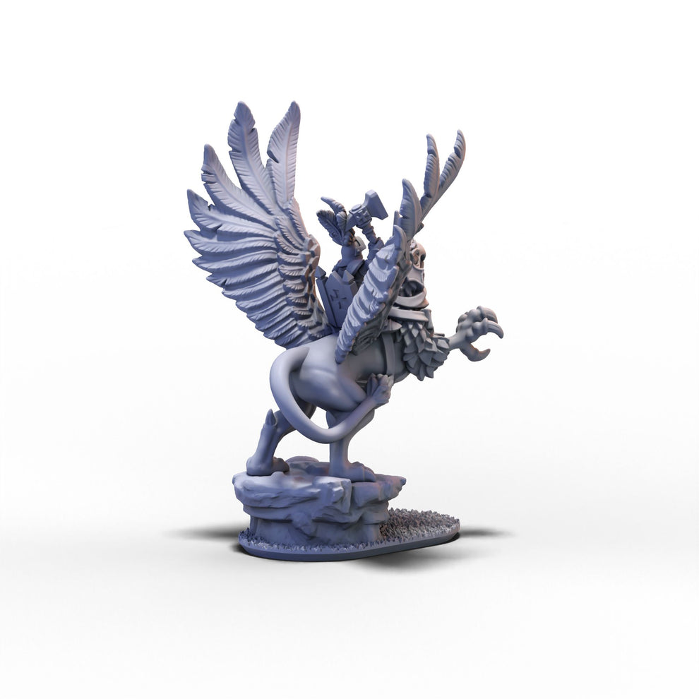 Empire | Griffon with Hero | 10mm or 15mm miniatures for Warmaster ...