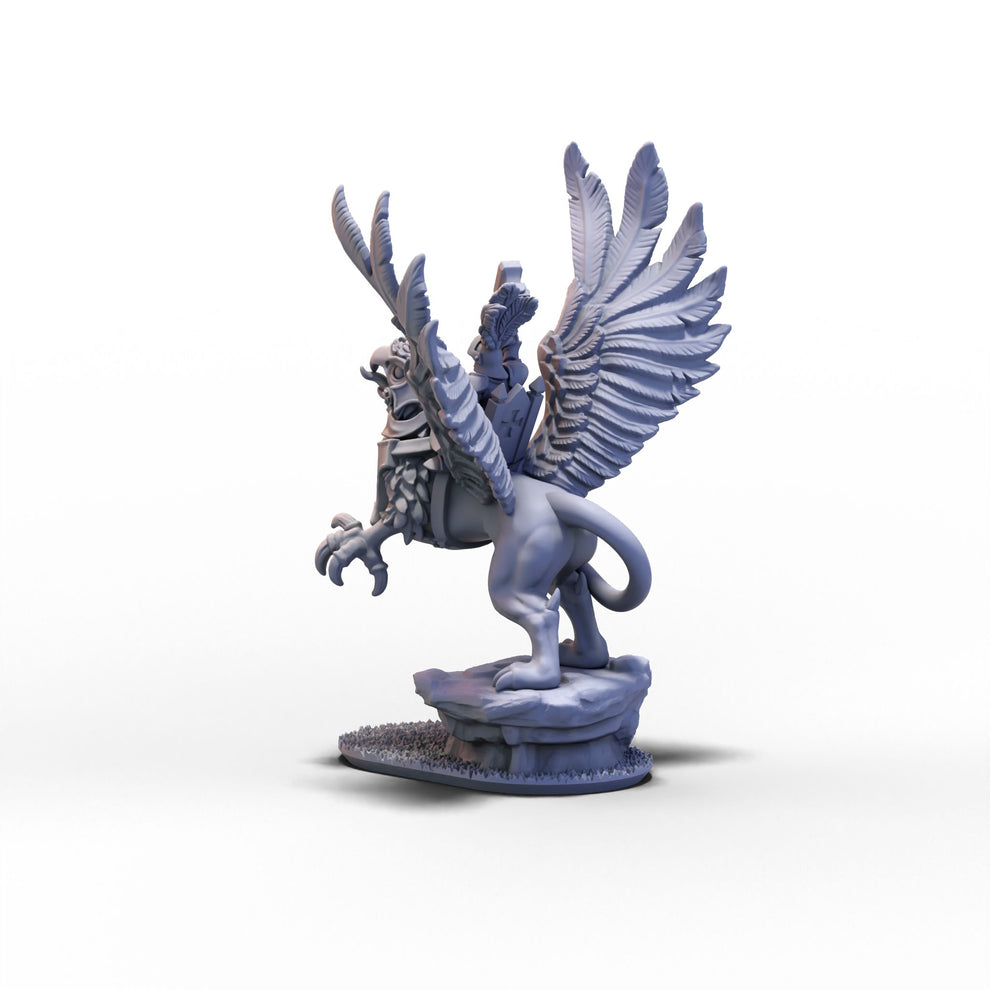 Empire | Griffon with Hero | 10mm or 15mm miniatures for Warmaster ...