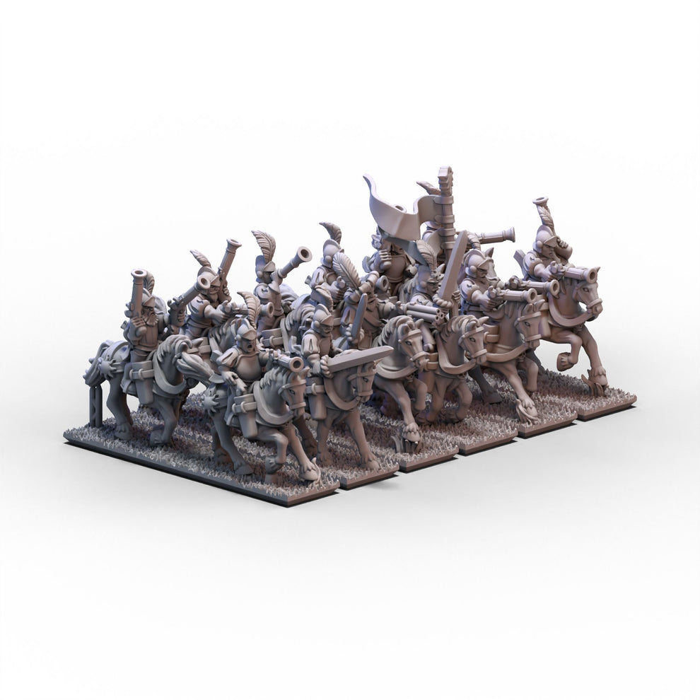 Empire | Light Cavalry Unit 2 | 10mm or 15mm miniatures for Warmaster ...