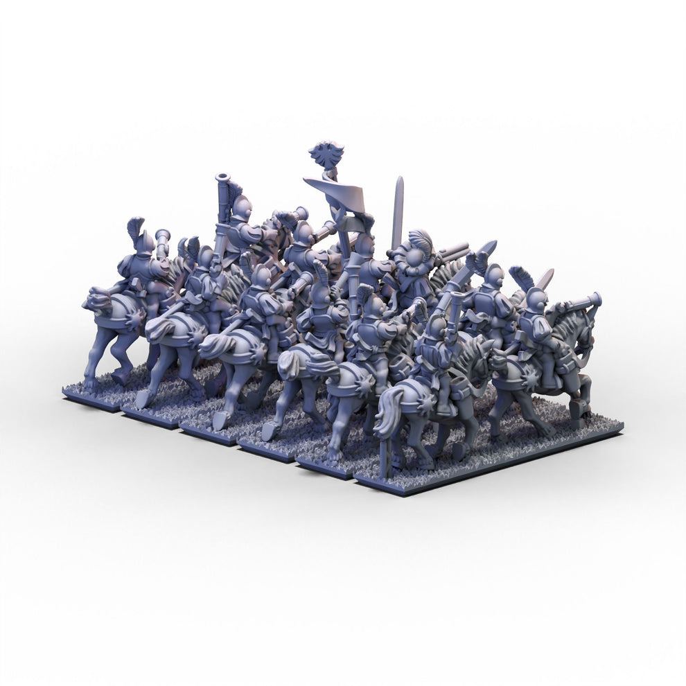 Empire | Light Cavalry Unit 2 | 10mm or 15mm miniatures for Warmaster ...