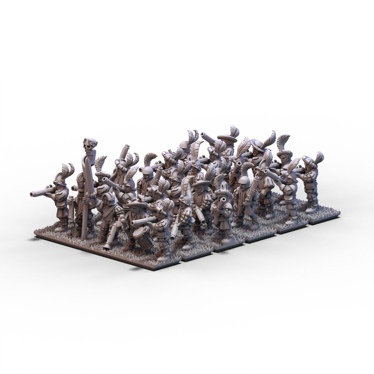 Empire | Musketeers Unit 2 | 10mm or 15mm miniatures for Warmaster ...
