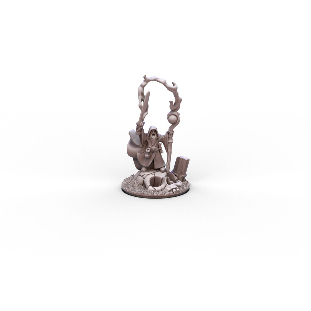 Empire | Wizard with Staff and Sword | 10mm or 15mm miniatures for ...