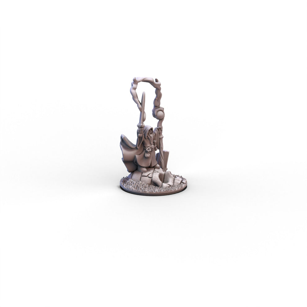 Empire | Wizard with Staff and Sword | 10mm or 15mm miniatures for ...
