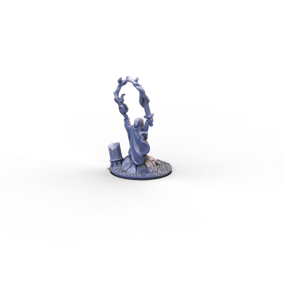 Empire | Wizard with Staff and Sword | 10mm or 15mm miniatures for ...