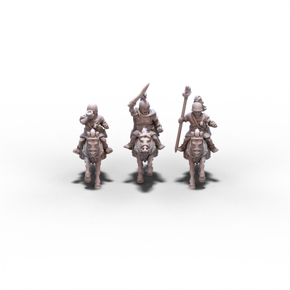 Mercenaries | Iberian Riders Command Group | 15mm or 28mm miniatures ...