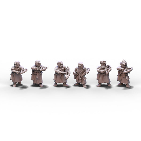Moors | Levies with Crossbows | 15mm or 28mm miniatures for Saga, Hail ...