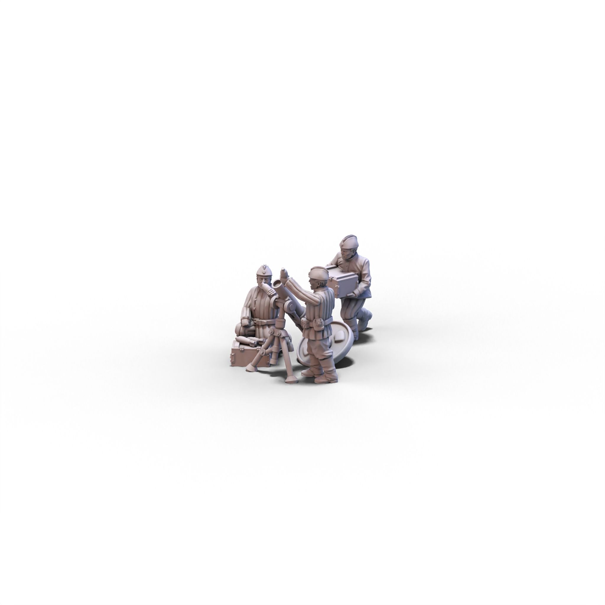 Russia | Heavy Mortar Team | 28mm miniatures for Bolt Action and other ...