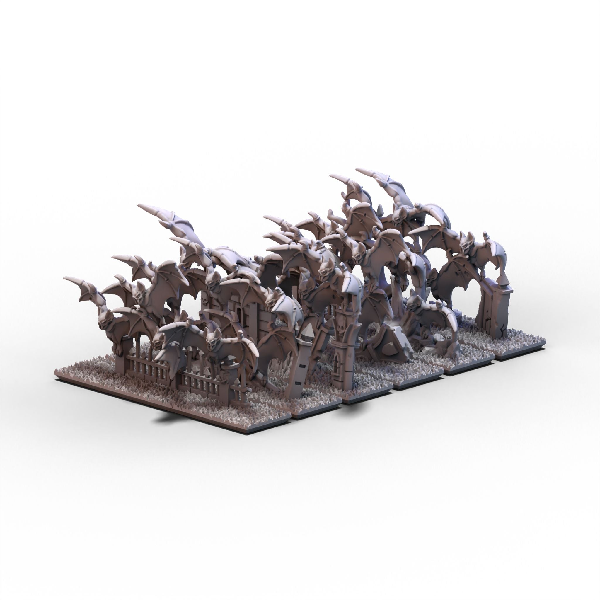 Vampires | Bats Unit | 10mm or 15mm miniatures for Warmaster, Kings of ...
