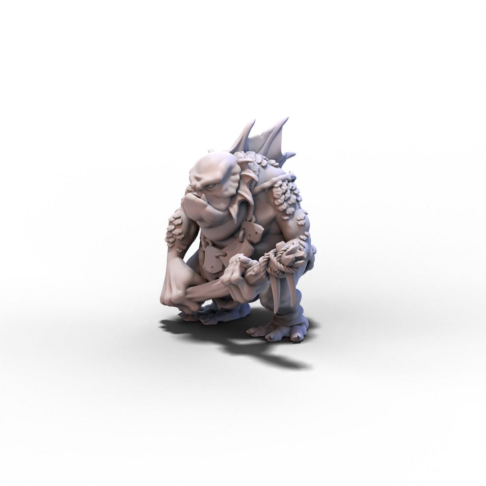 Goblin Tribes | Swamp Troll 3 | 28mm or 32mm miniatures for D&D, 9th ...