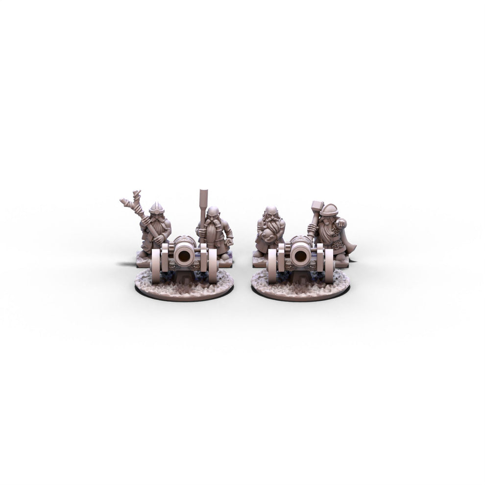 Dwarves | Dwarf Cannon | 10mm or 15mm miniatures for Warmaster, Kings ...