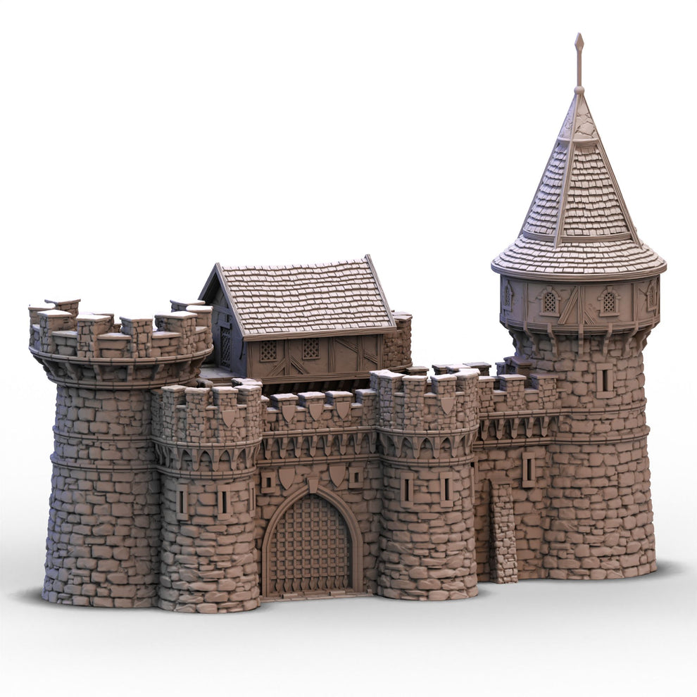 Castle Argent - Gate | 10mm or 15mm scenery for tabletop games ...