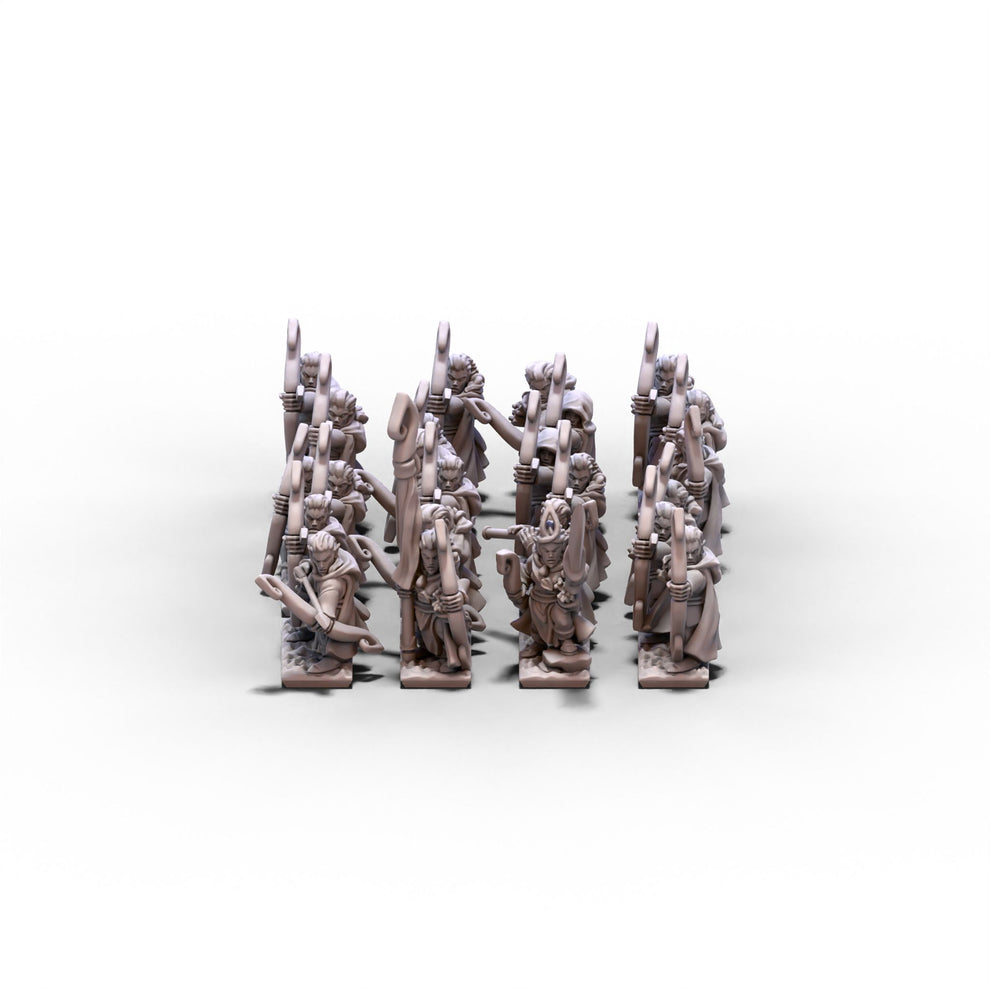 Wood Elves | Archers Unit 1 | 10mm or 15mm miniatures for Warmaster ...