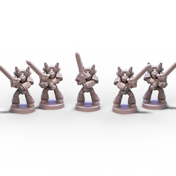 Space Crusaders | Teleporter Crusaders Unit | 6mm miniatures for Epic ...