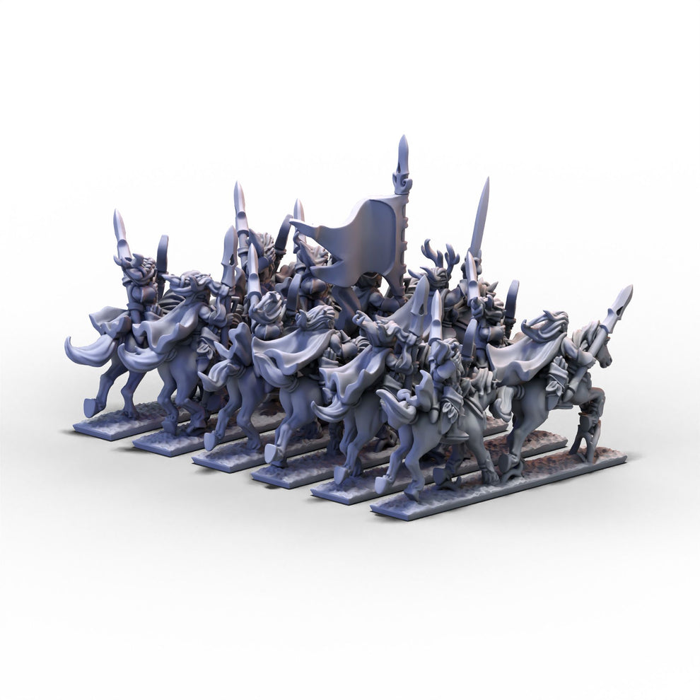 Wood Elves | Light Cavalry Unit 1 | 10mm or 15mm miniatures for ...