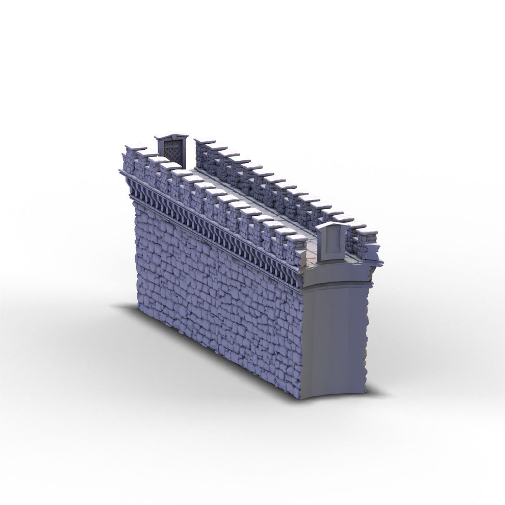 Castle Argent - Wall | 10mm or 15mm scenery for tabletop games ...