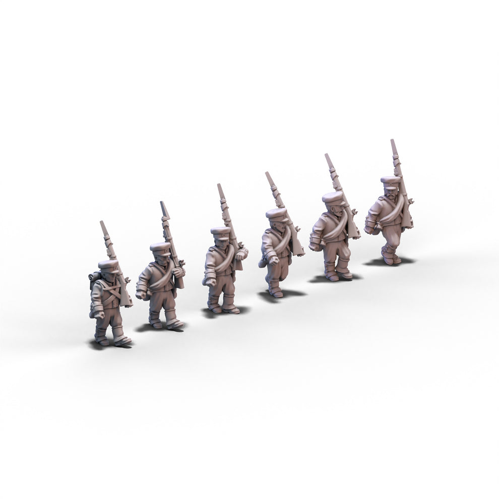 Prussia | Infantry in Caps | 15mm miniatures for Black Powder, Grande ...