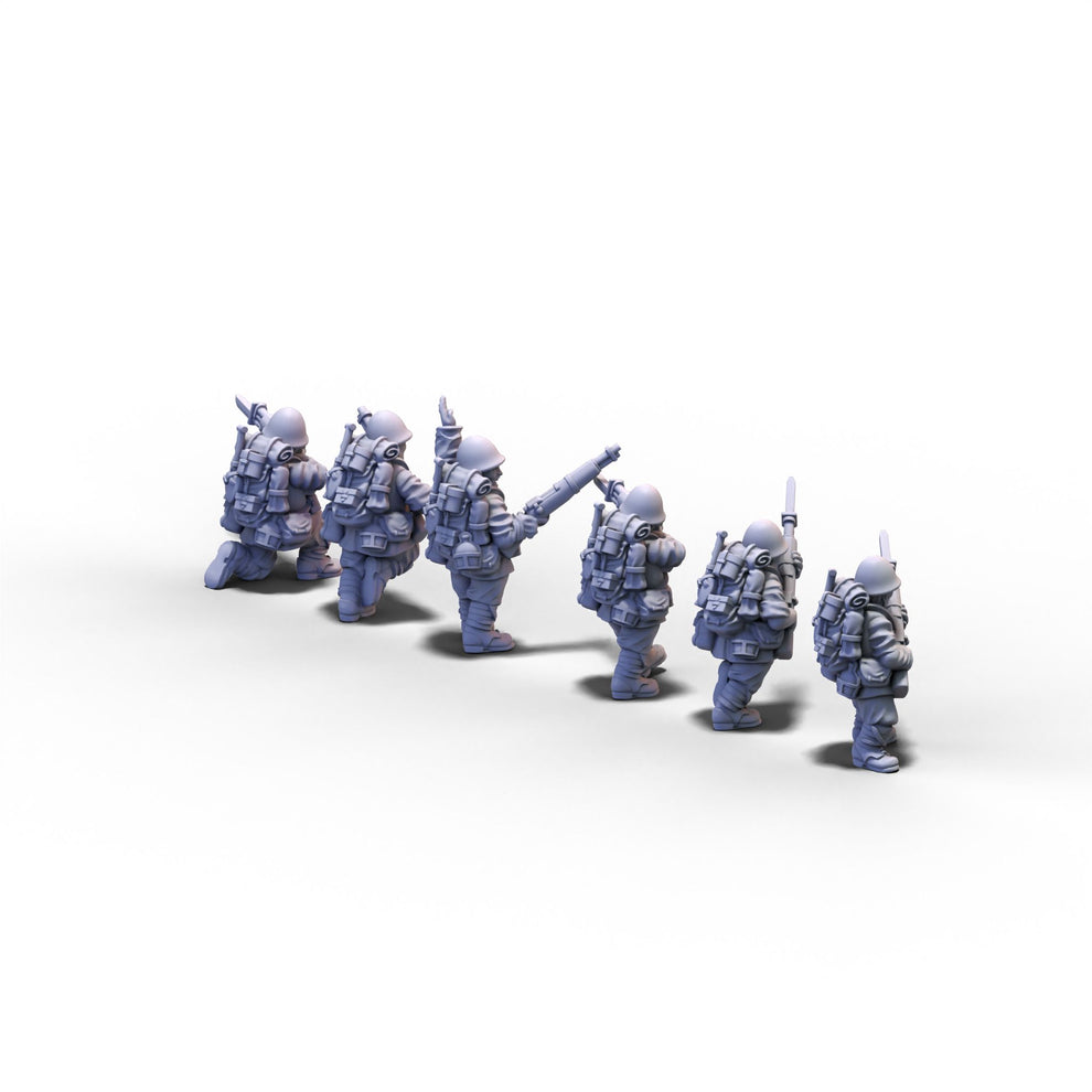 Japan | Riflemen | 15mm or 28mm miniatures for Flames of War, Bolt ...
