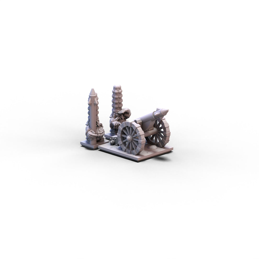 Magma Dwarves | Rocket Launcher | 10mm or 15mm miniatures for Warmaster ...
