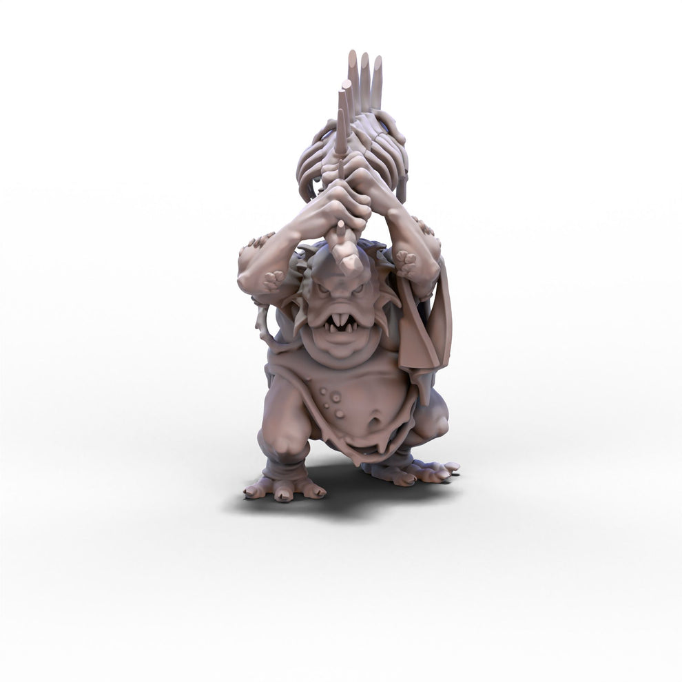 Goblin Tribes | Swamp Troll 2 | 28mm or 32mm miniatures for D&D, 9th ...