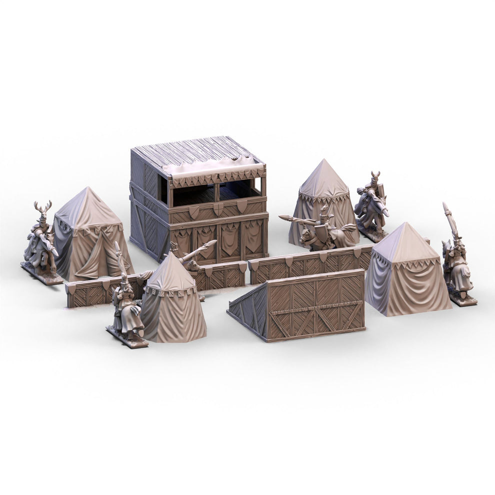 Castle Argent - Castle Set | 10mm or 15mm scenery for tabletop games ...