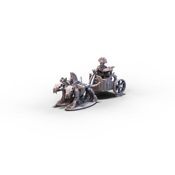 King of Sands | Liche Priest on Chariot | 10mm or 15mm miniatures for ...
