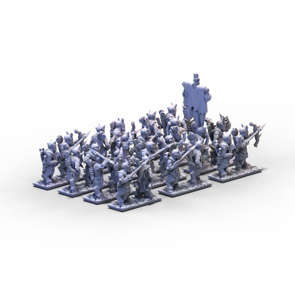 Beastmen | Beast Herd Archers Unit 2 | 10mm or 15mm miniatures for ...