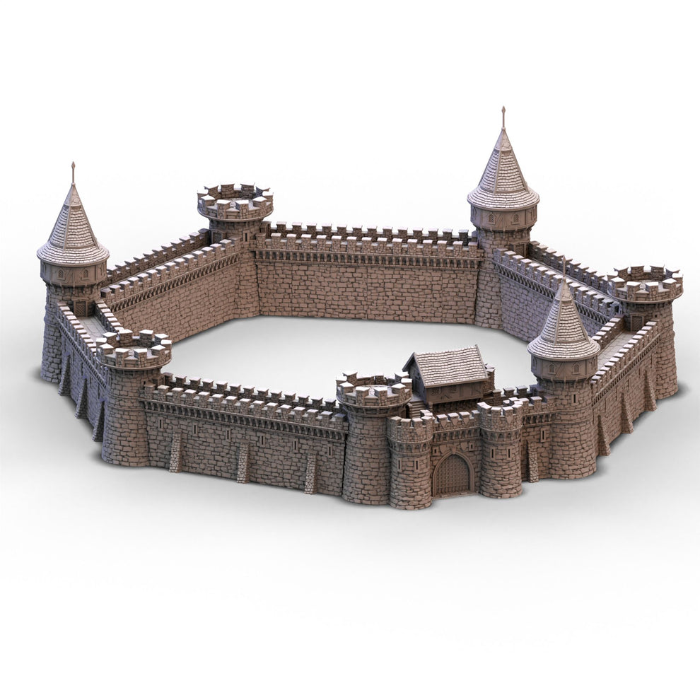 Castle Argent - Castle Set | 10mm or 15mm scenery for tabletop games ...
