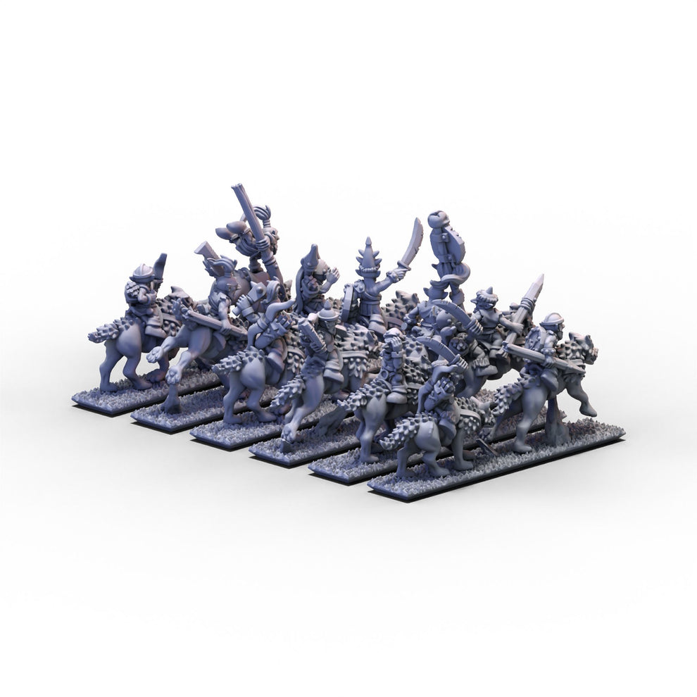 Orcs and Goblins (FD) | Goblin Wolf Riders Unit 2 | 10mm or 15mm ...
