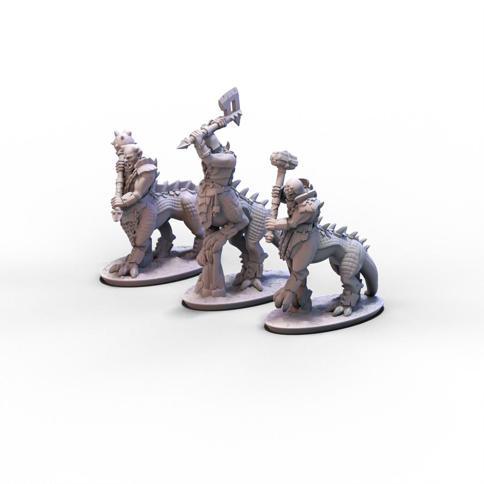 Beastmen | Dragon Ogres Unit | 10mm or 15mm miniatures for Warmaster ...