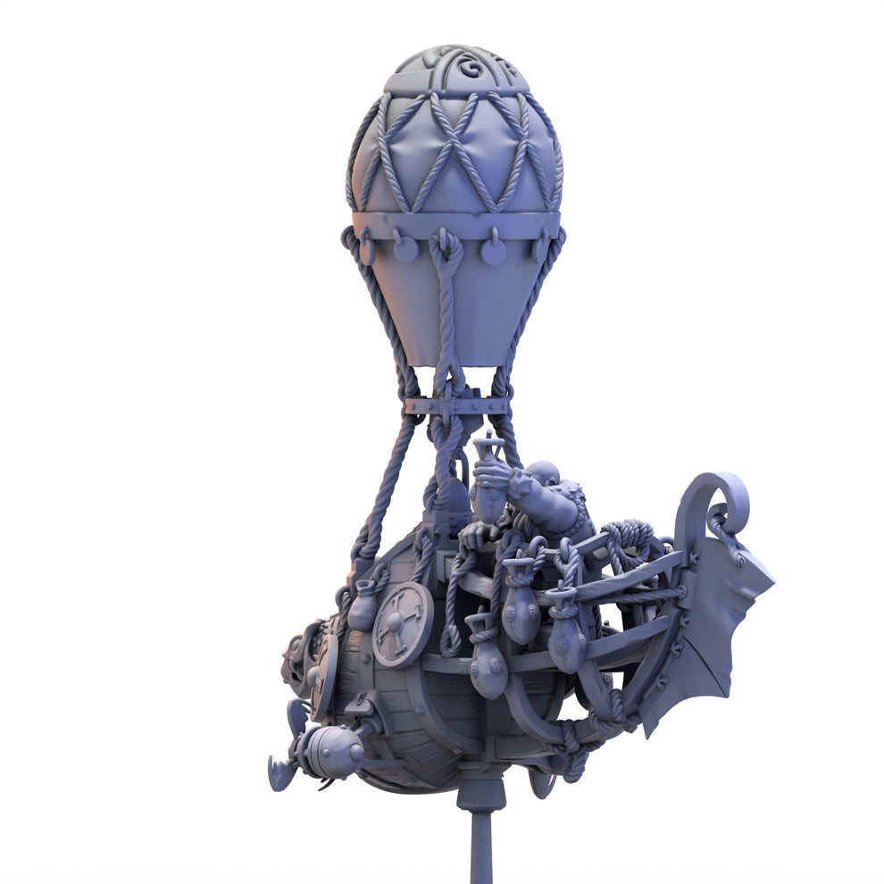 Sons of Ymir | Dwarf Flying Machine (Long Version - Balloon) | 28mm or ...