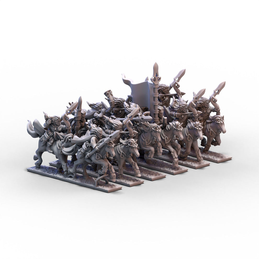 Wood Elves | Light Cavalry Unit 2 | 10mm or 15mm miniatures for ...