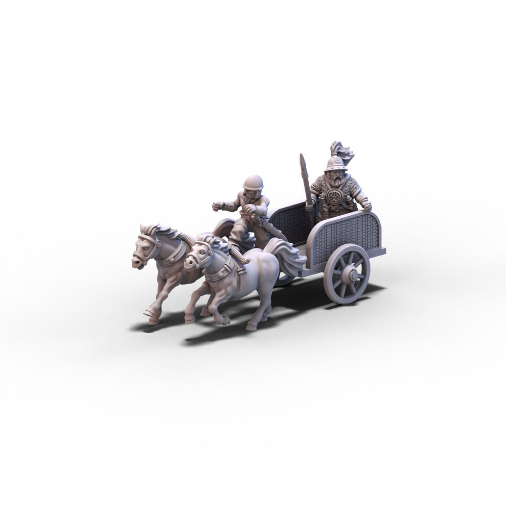 Celts | Celtic Chief B on Chariot | 15mm or 28mm miniatures for Saga ...