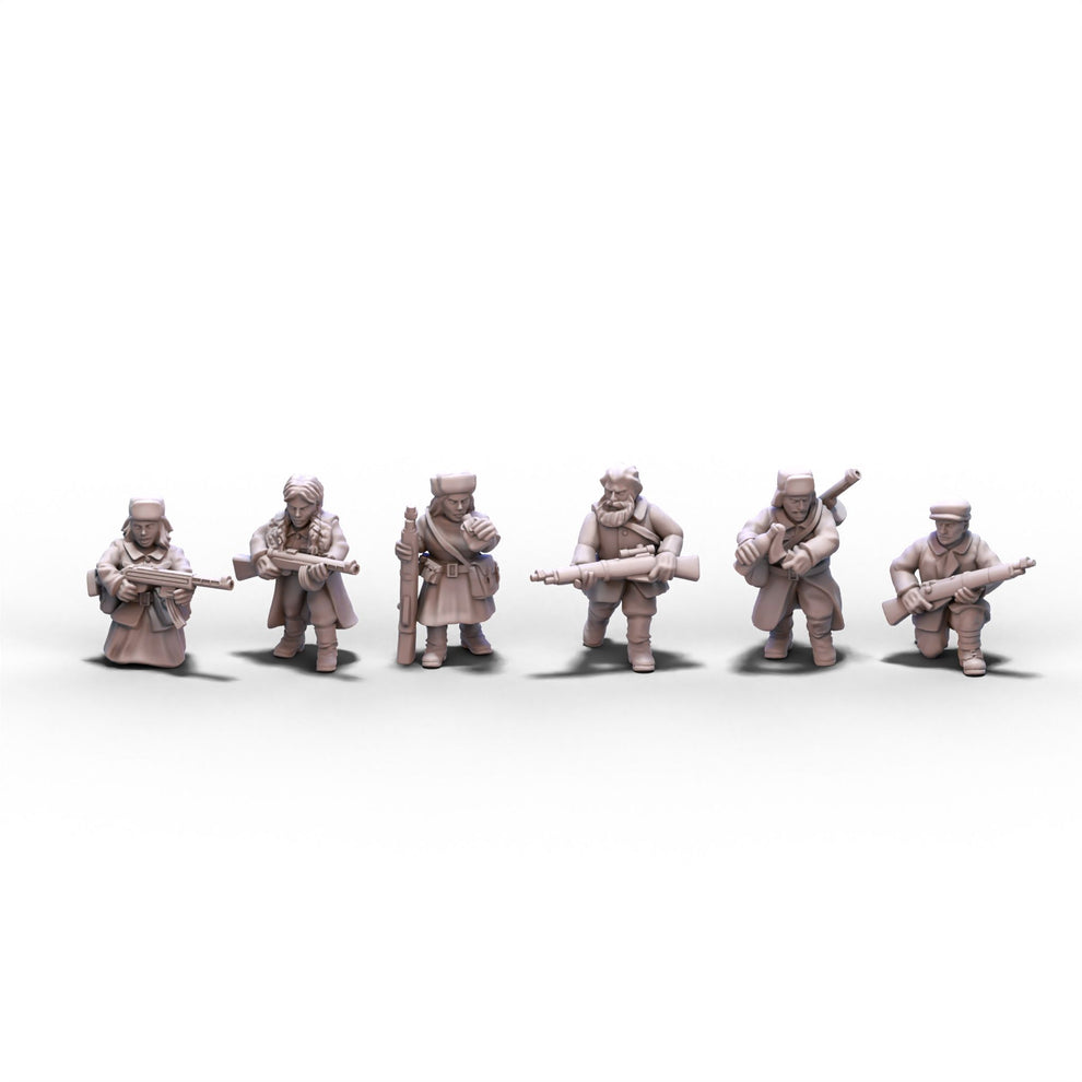 Russia | Partisans | 15mm or 28mm miniatures for Flames of War, Bolt ...