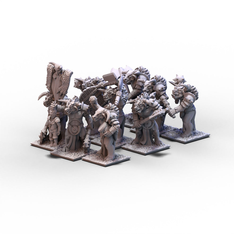 Beastmen | Minotaurs Unit | 10mm or 15mm miniatures for Warmaster ...