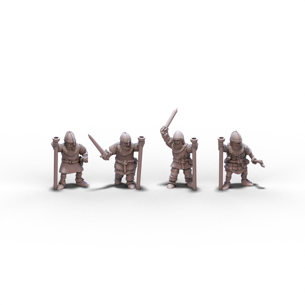 Medieval Banner Bearers | 15mm or 28mm miniatures for Saga, Art de la ...