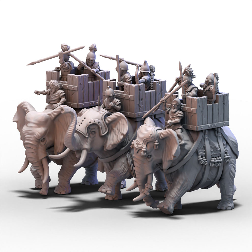 Carthage | Carthaginian War Elephants | 15mm or 28mm miniatures for ...