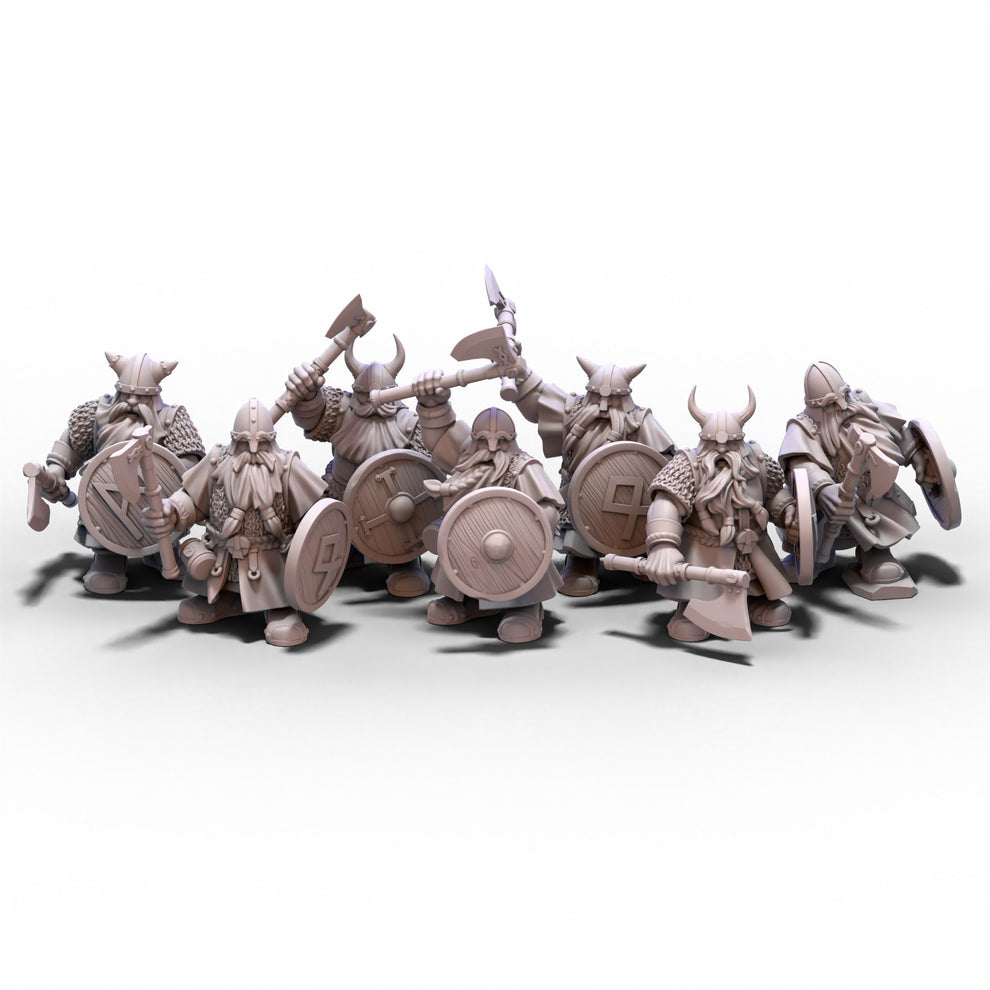 Sons of Ymir | Dwarf Warriors | 28mm or 32mm miniatures for D&D, 9th ...