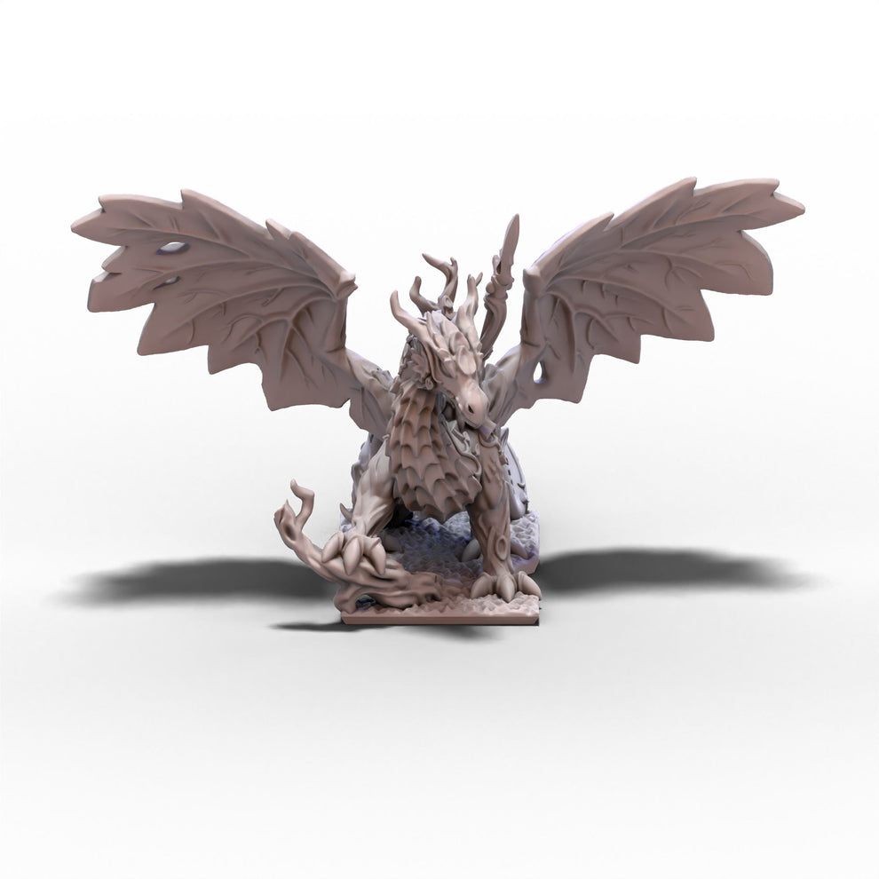 Wood Elves | Forest Dragon w Elf Hero | 10mm or 15mm miniatures for ...