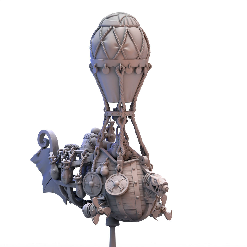Sons of Ymir | Dwarf Flying Machine (Long Version - Balloon) | 28mm or ...
