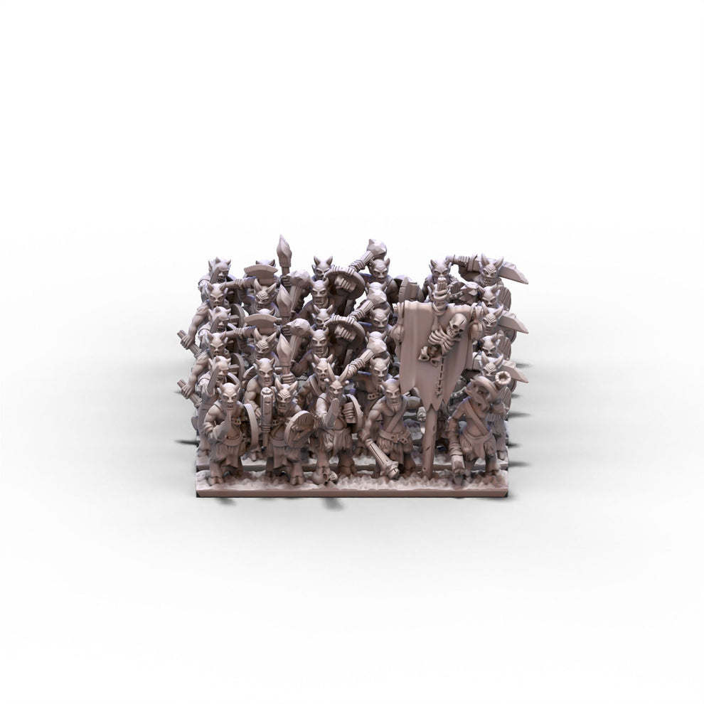 Beastmen | Beast Herd (Melee) Unit 2 | 10mm or 15mm miniatures for ...