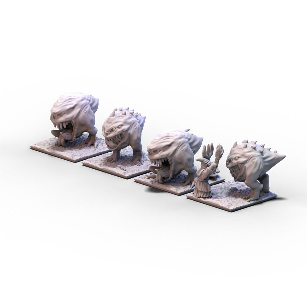 Orcs and Goblins (GSM) | Colossal Squigs | 10mm or 15mm miniatures for ...