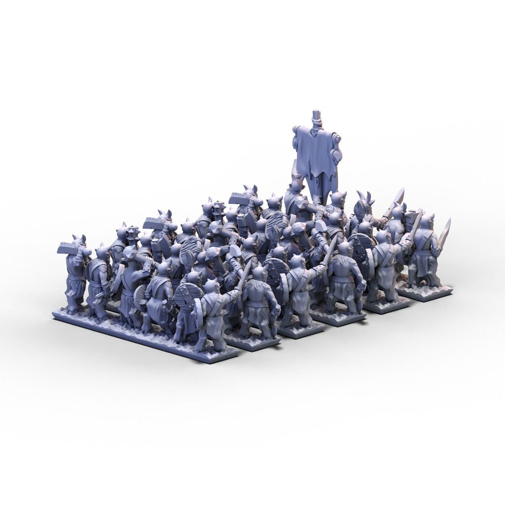 Beastmen | Beast Herd (Melee) Unit 2 | 10mm or 15mm miniatures for ...