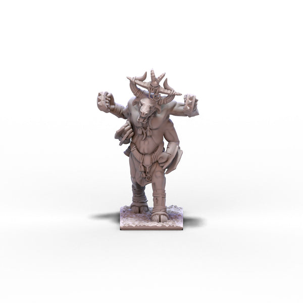 Beastmen | Ghorgon | 10mm or 15mm miniatures for Warmaster, Kings of ...