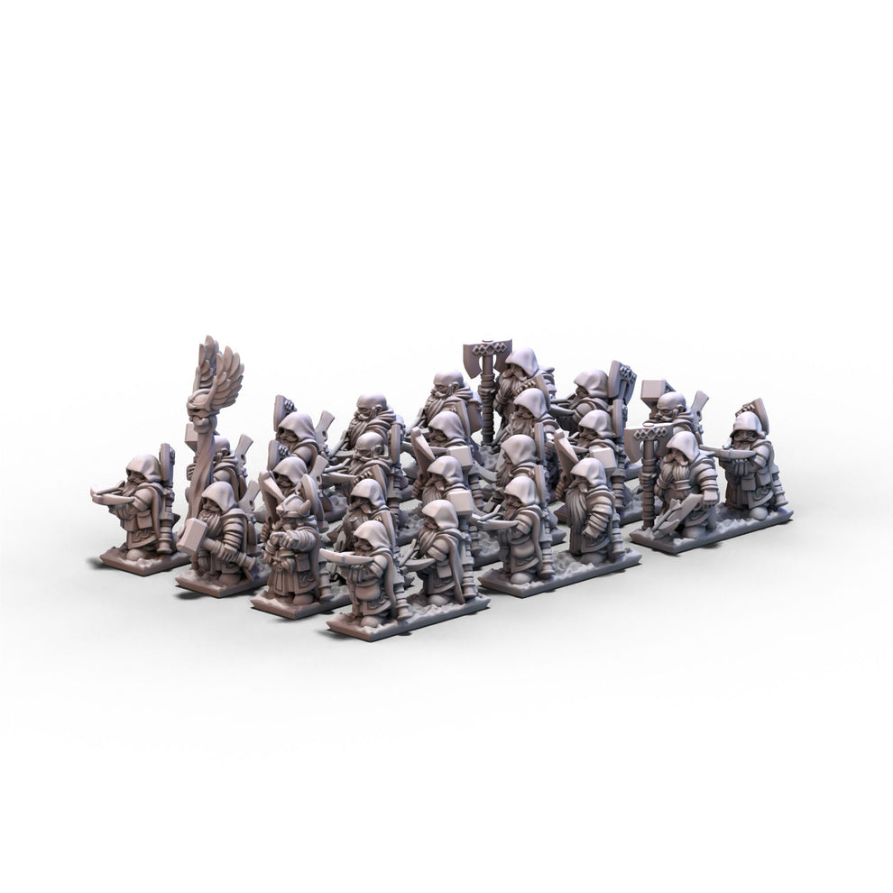 Dwarves | Dwarf Crossbows Unit 2 | 10mm or 15mm miniatures for ...