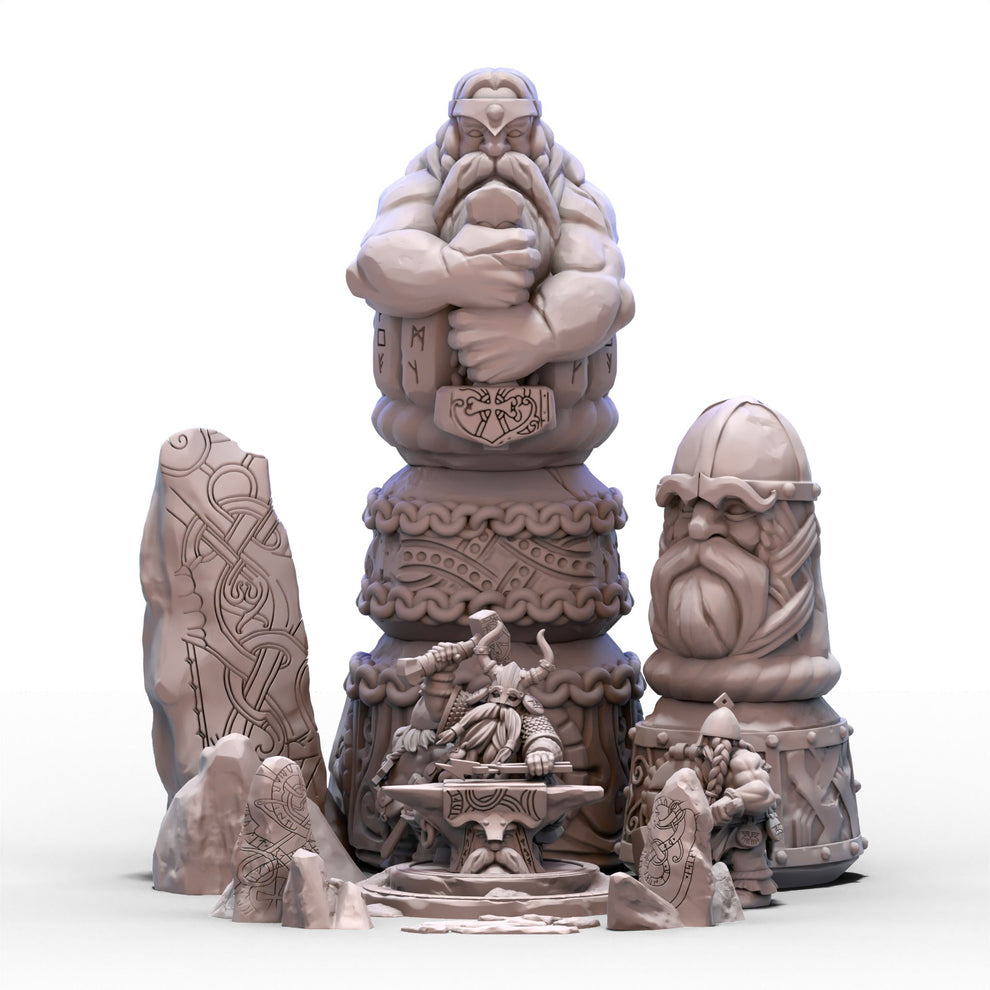 Sons of Ymir | Ancient Dwarf Forge | 28mm or 32mm miniatures for D&D ...